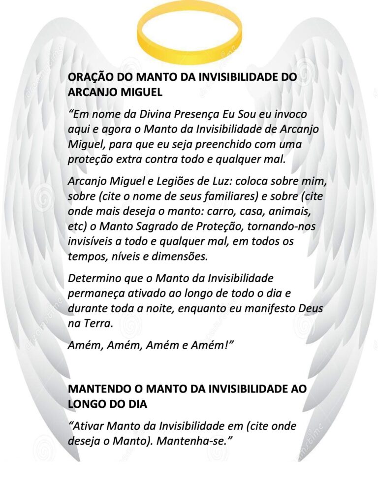 Orações Arcanjo Miguel